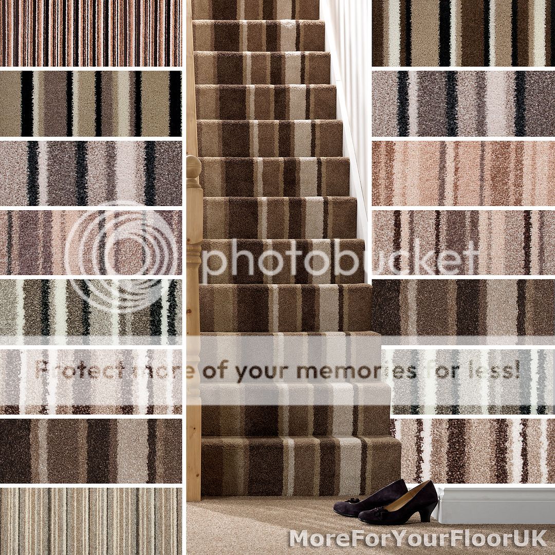 Brown Striped Carpet, Beige Stripe Carpet, Cheap Carpets, Loop, Twist ...