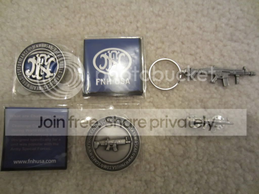 FN SCAR Challenge Coins, SCAR keychains and SCAR pins----For Sale or ...