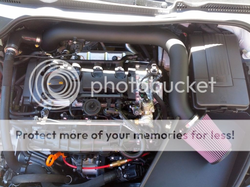 Audi TTS engine cover and OEM intake in Golf R | VW GTI MKVI Forum / VW ...
