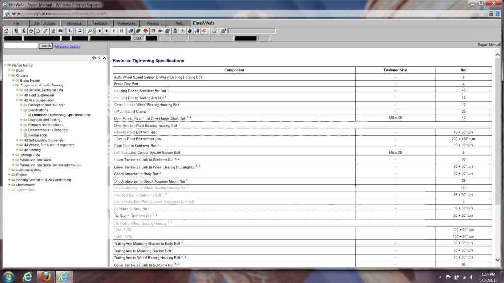 Golf R torque specs | VW Vortex - Volkswagen Forum